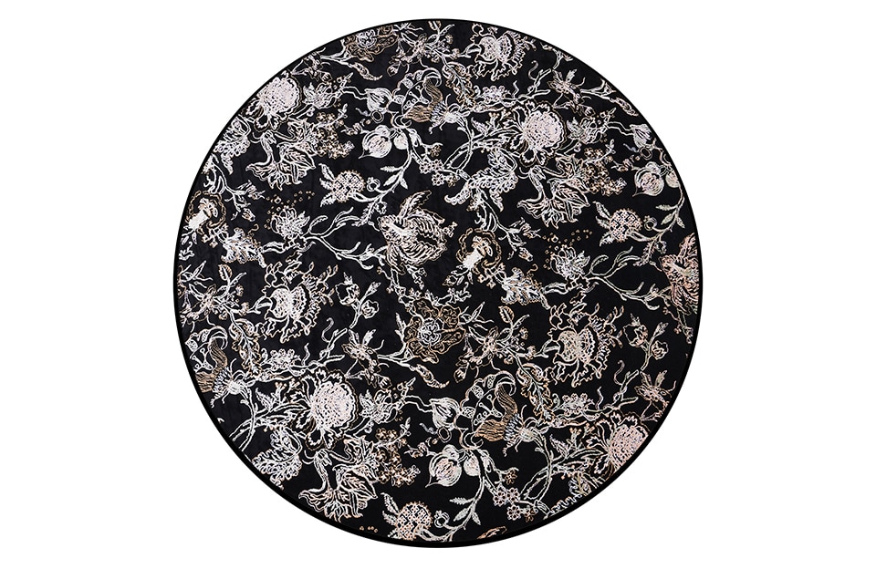 Bamboo Silk 32 Black (300X300) R - Home Decor