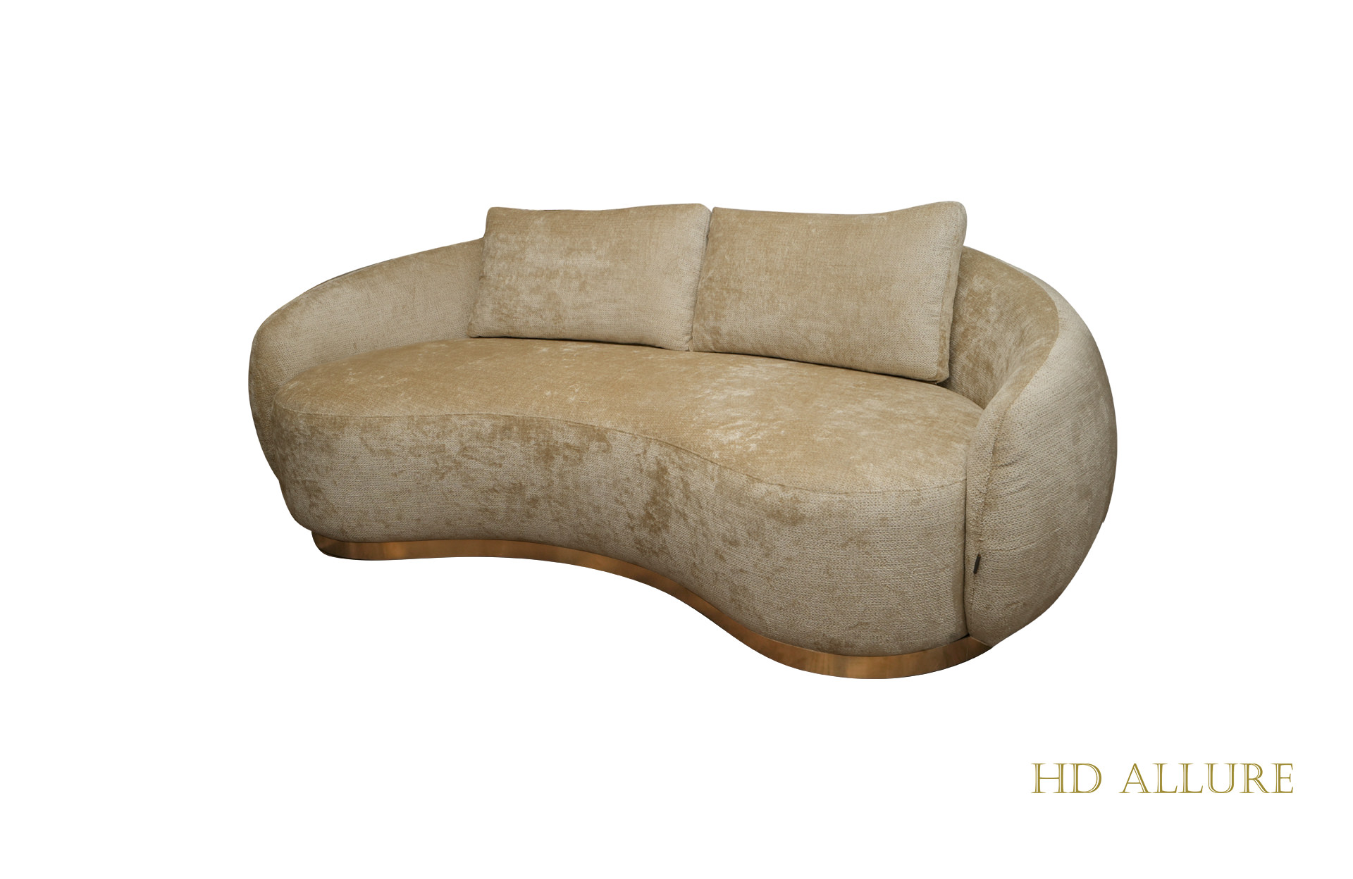 Julep Sofa with Stainless MM 06 Biscuit - Home Decor